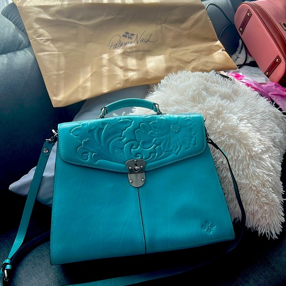 Patricia Nash | Bags | Teal Patricia Nash Bag Excellent Quality From A ...
